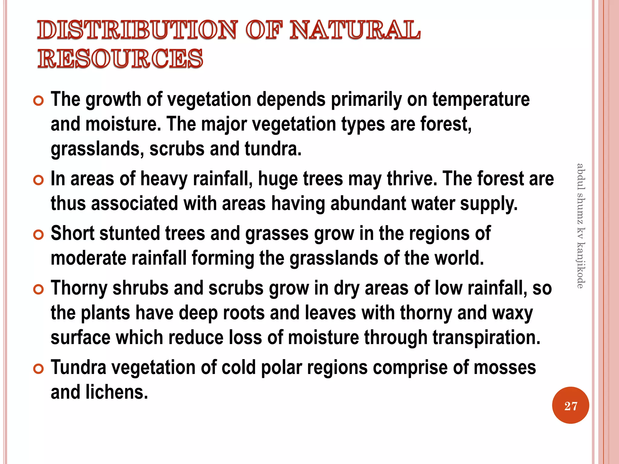 class 8 GEOGRAPHY:Land, Soil, Water, Natural Vegetation and Wildlife ...