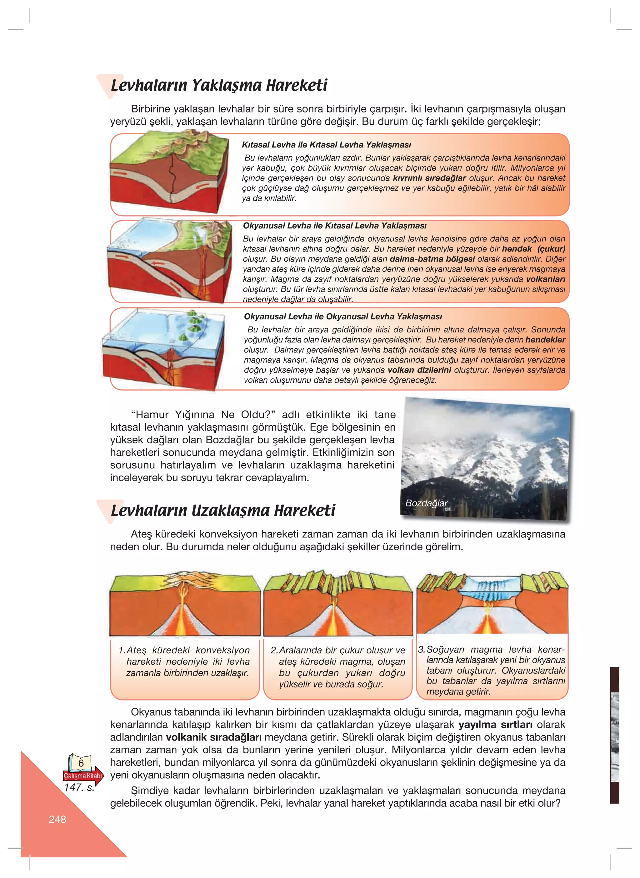 Yer kabugunu etkileyen levha hareketleri | PDF