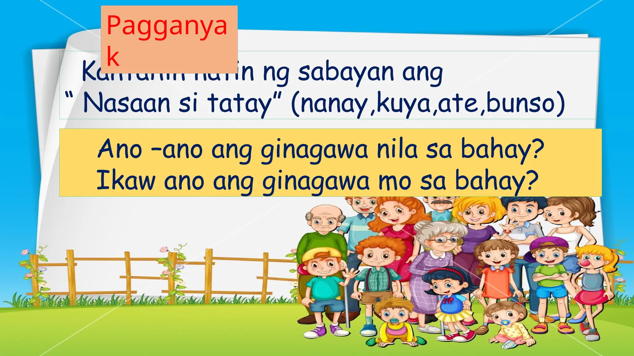 #8 Gampanin o tungkulin ng kasapi ng Pamilya.pptx