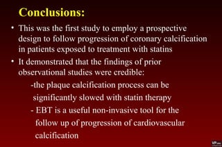 220 statin therapy and coronary calcification | PPT