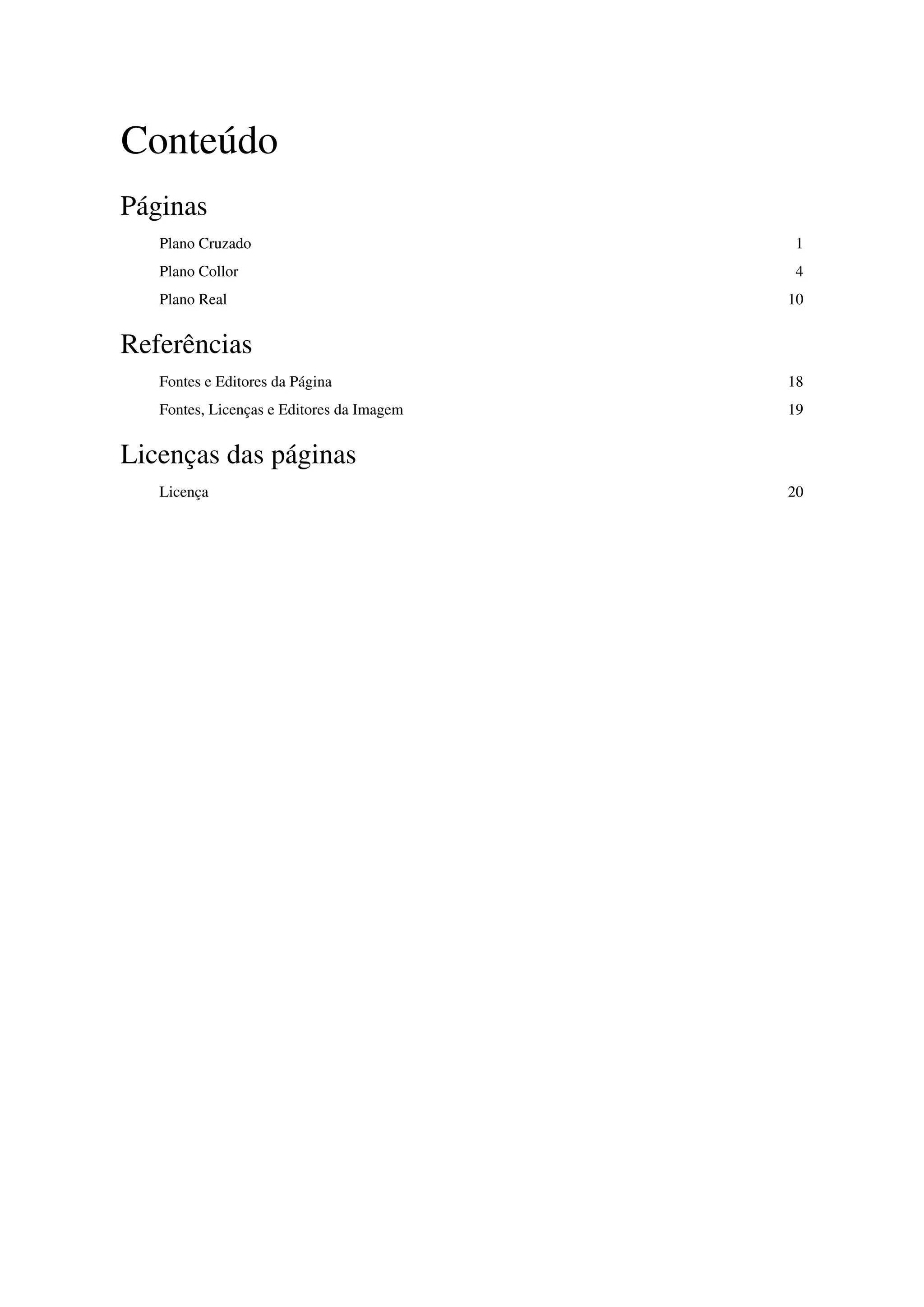 Planos econômicos do plano cruzado ao plano real | PDF