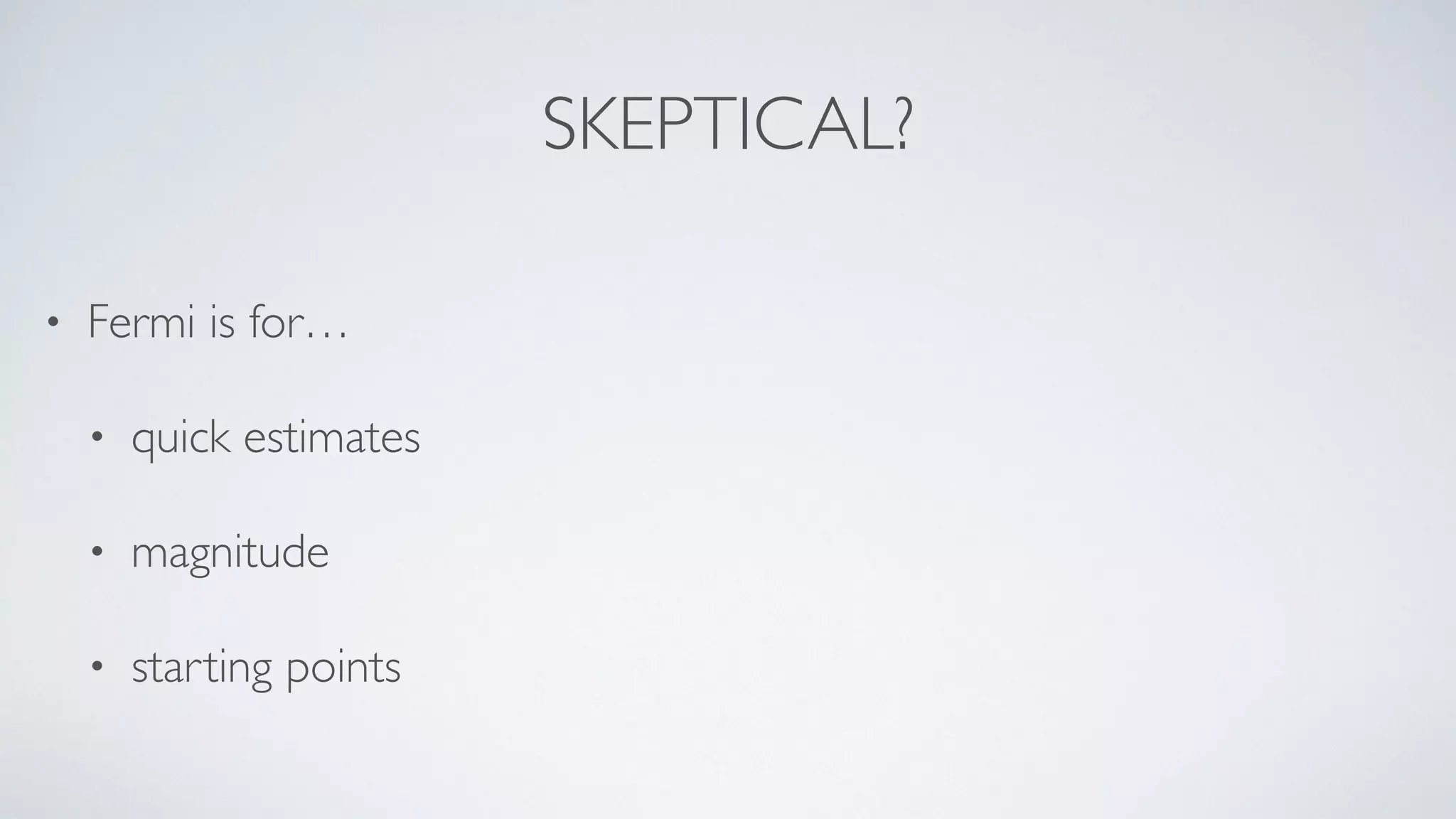 How to Estimate Anything | PDF