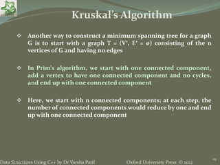 8. Graph - Data Structures using C++ by Varsha Patil | PPTX