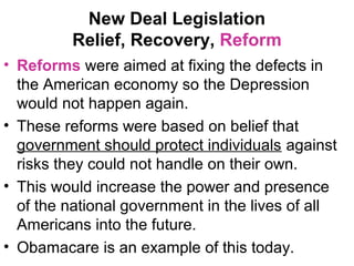 Relief Recovery Reform