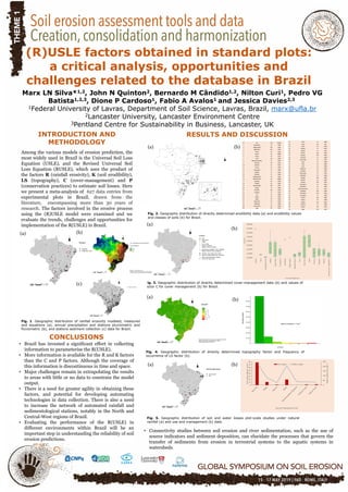 (R)USLE factors obtained in standard plots: a critical analysis ...