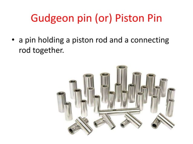 8 gudgeon pin | PPT