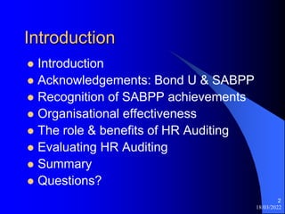 Organisational Effectiveness | PPT