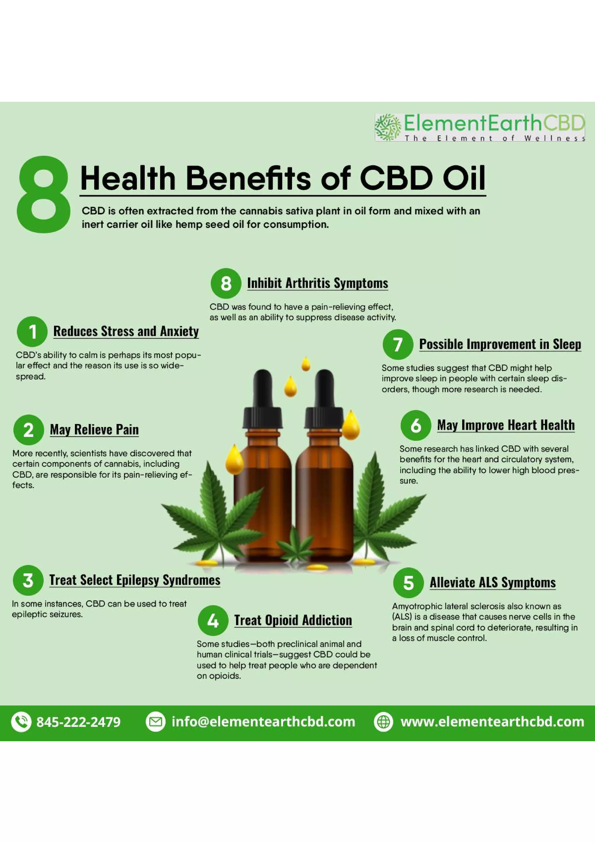 8 Health Benefits of CBD Oil | PDF | Illegal Drugs, Tobacco ...