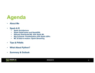 An Update on Scaling Data Science Applications with SparkR in 2018 with ...