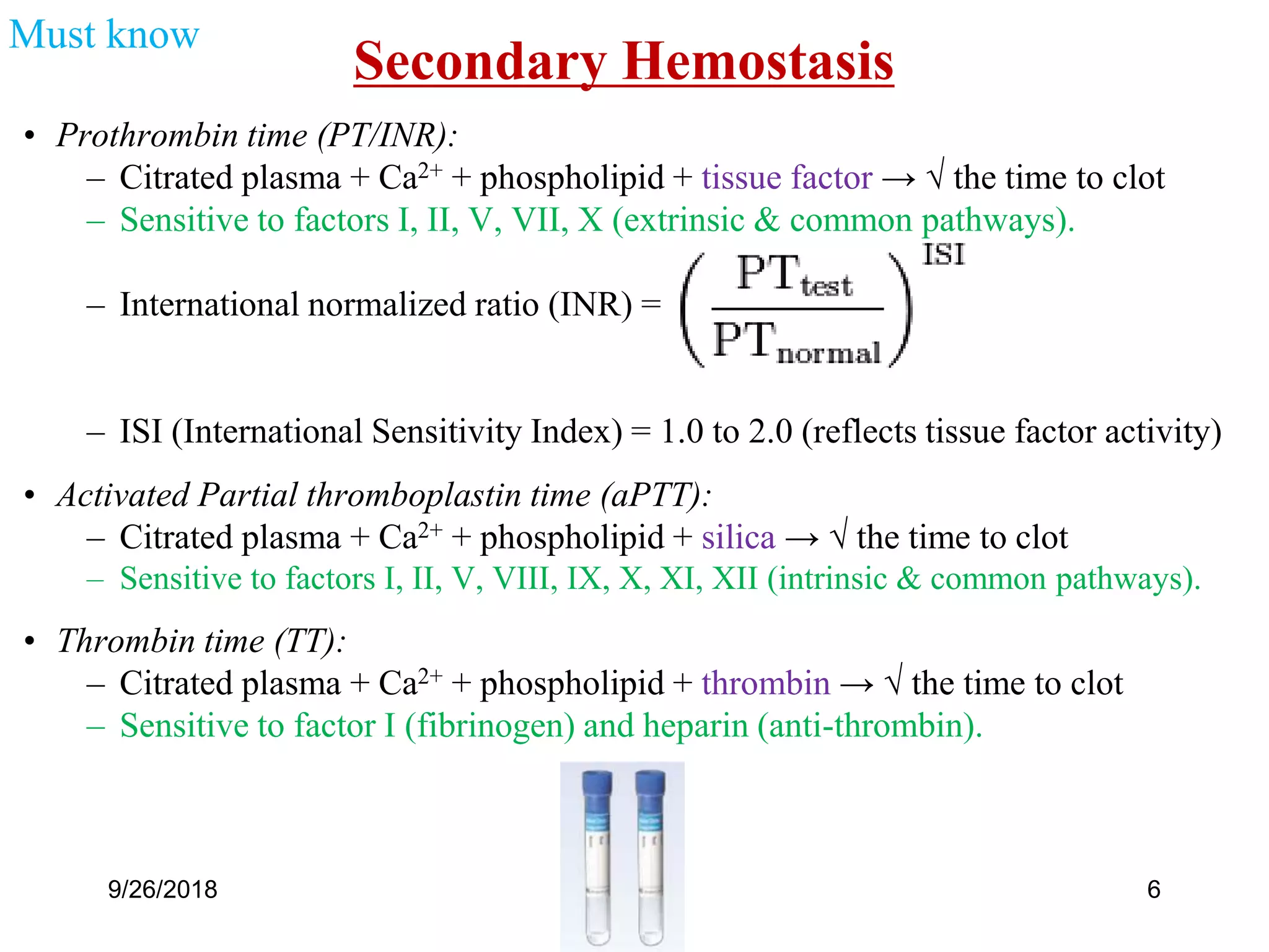 Hemostasis work up | PPTX
