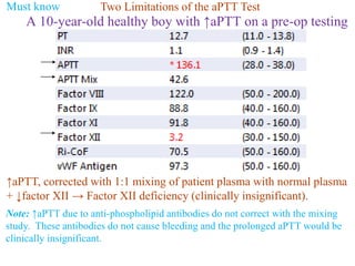 Hemostasis work up | PPTX