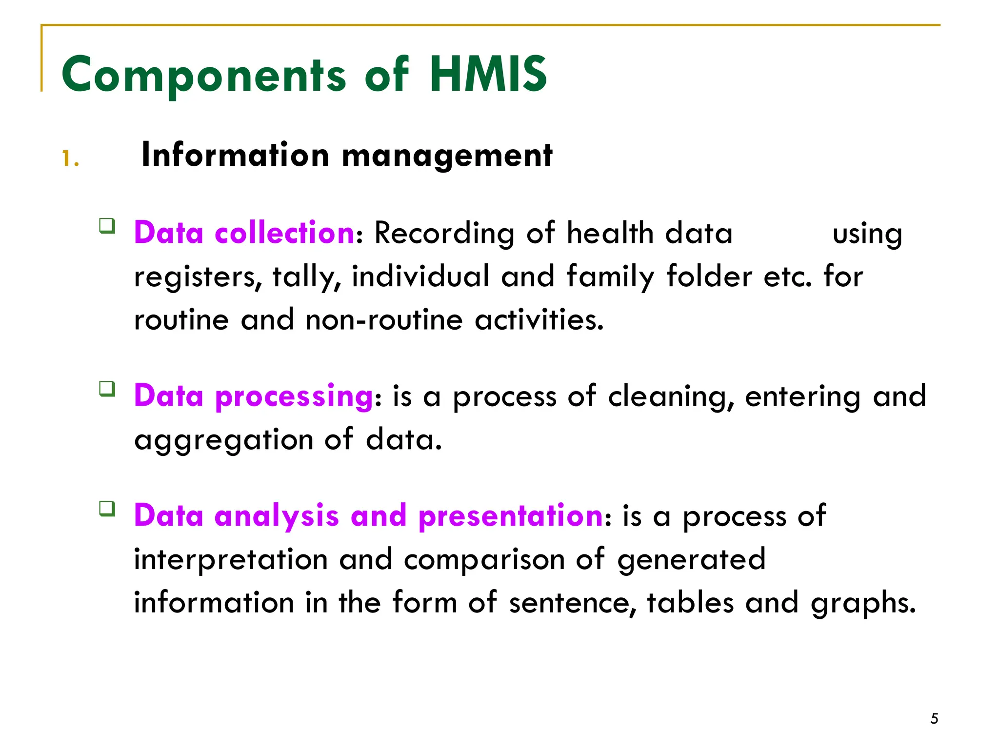 8_HMIS_Health Information System.power pointx | PPTX