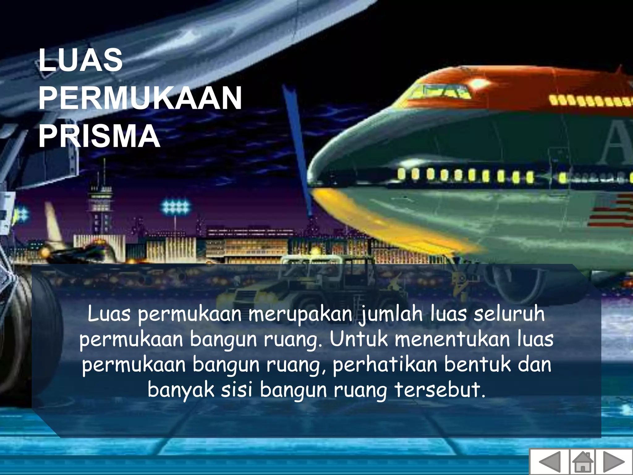 Matematika jaring jaring dan luas permukaan prisma | PPTX