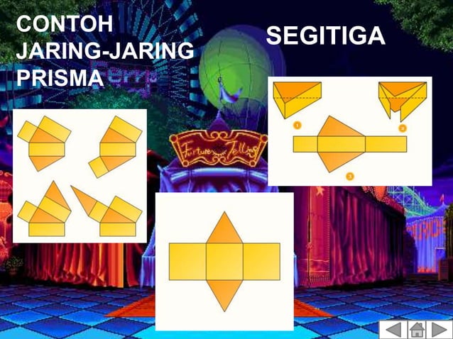Matematika jaring jaring dan luas permukaan prisma | PPT