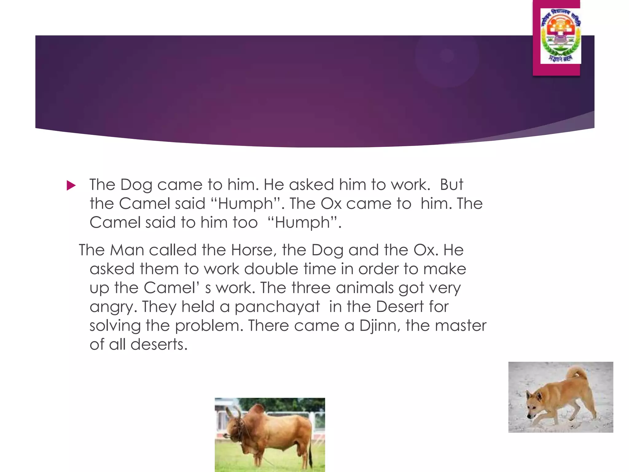 8 how the camel got his hump | PPTX