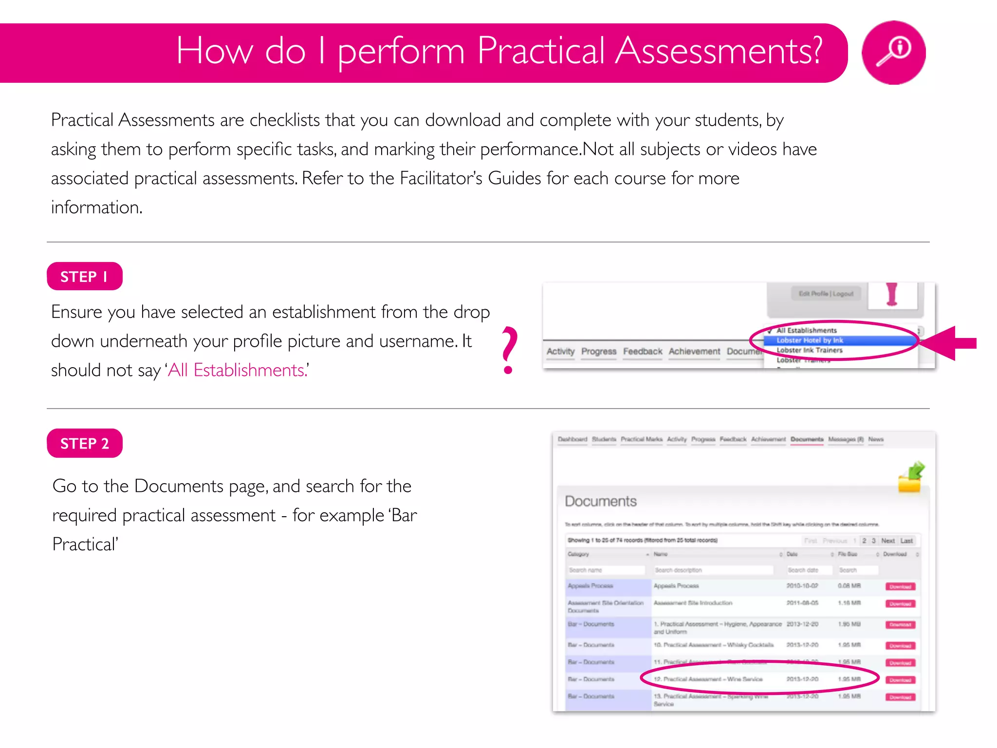 8 how to perform practical assessments. | PDF