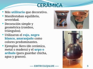 ARTE INCAICO - EL ARTE INCAICO - EL ARTE EN EL TAHUANTINSUYO | PPTX