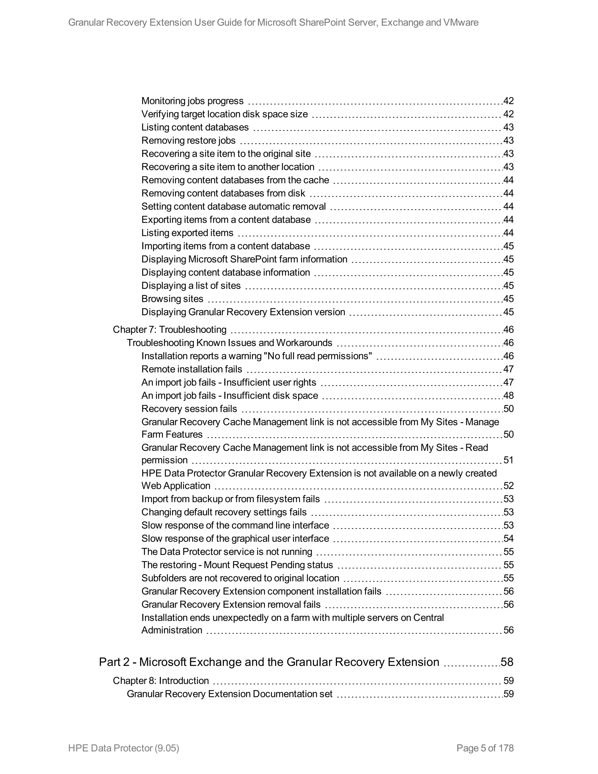 Hpe Manual Data Protector 9 07 Granular Extension Guides Pdf