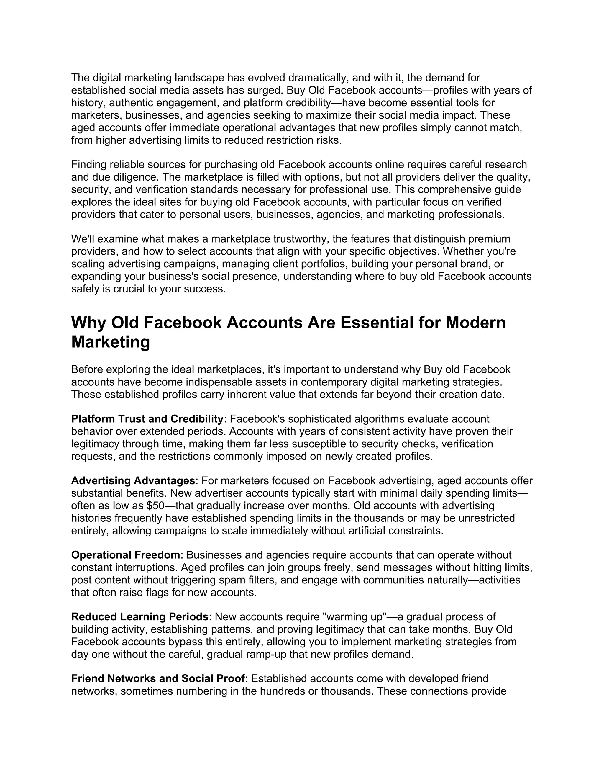 8 Ideal Sites for Buying Old Facebook Accounts Online.docx