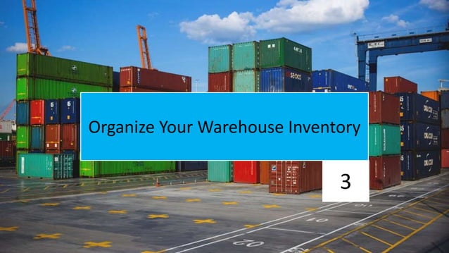8 ideas for warehouse organization you can implement now | PPTX ...
