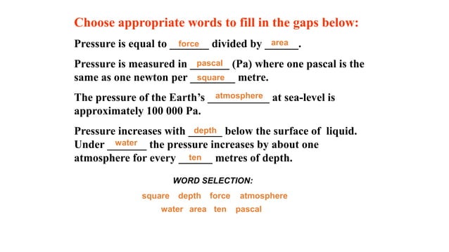 A Important IGCSE Power Point on Pressure.pptx