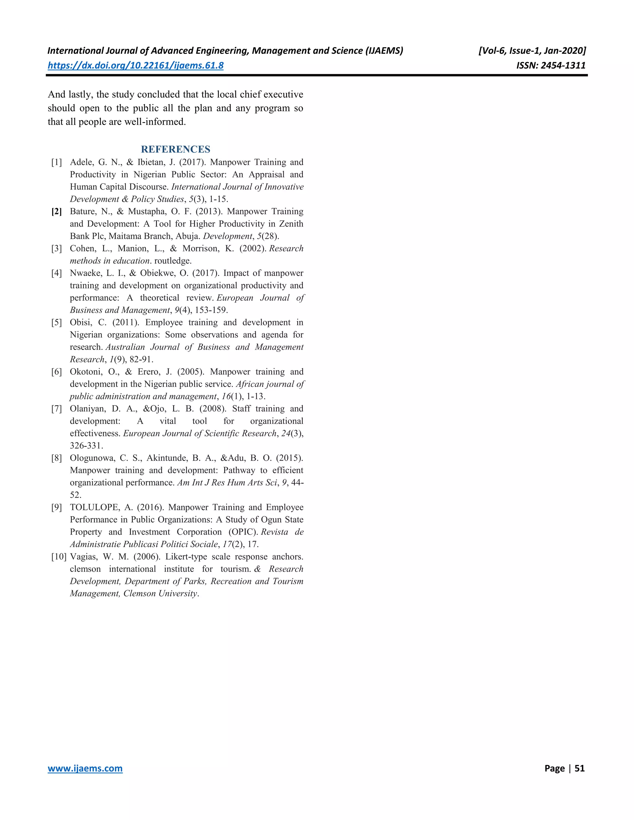 Assessment of Local Government Units (LGUS) of Bongabon in Manpower and ...