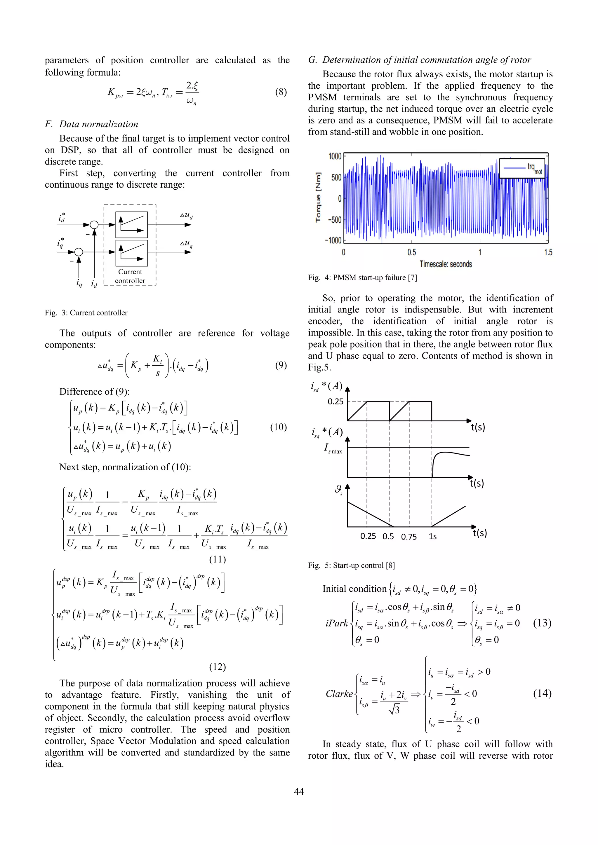 [8] implementation of pmsm servo drive using digital signal processing | PDF