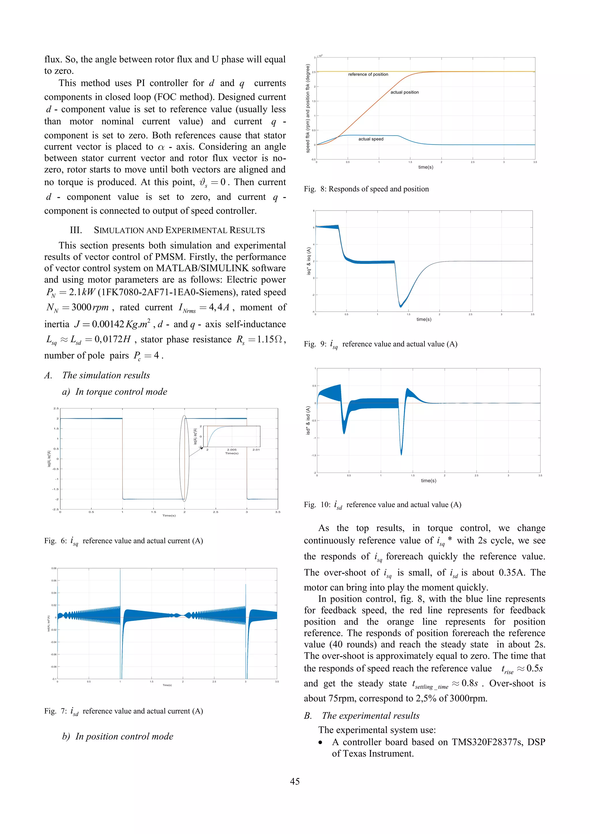 [8] implementation of pmsm servo drive using digital signal processing | PDF