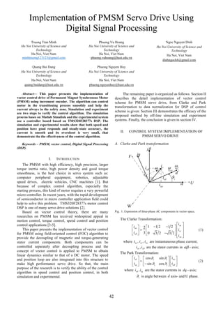 [8] implementation of pmsm servo drive using digital signal processing ...