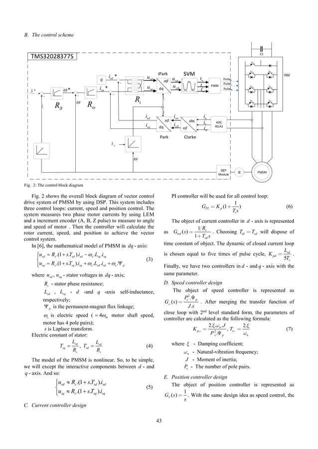 [8] implementation of pmsm servo drive using digital signal processing | PDF