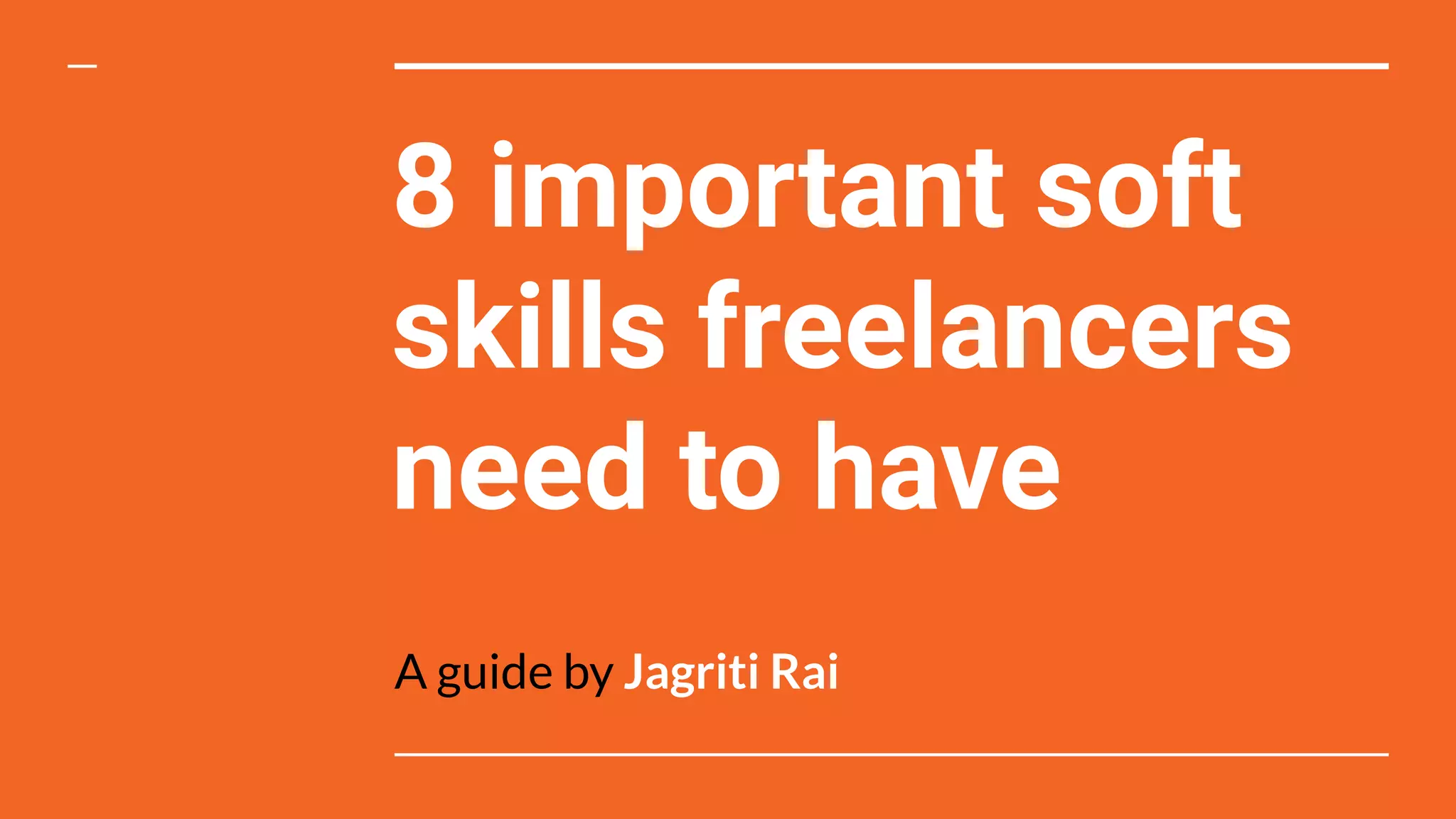 8 important soft skills freelancers need to have (1).pdf | Freelance ...