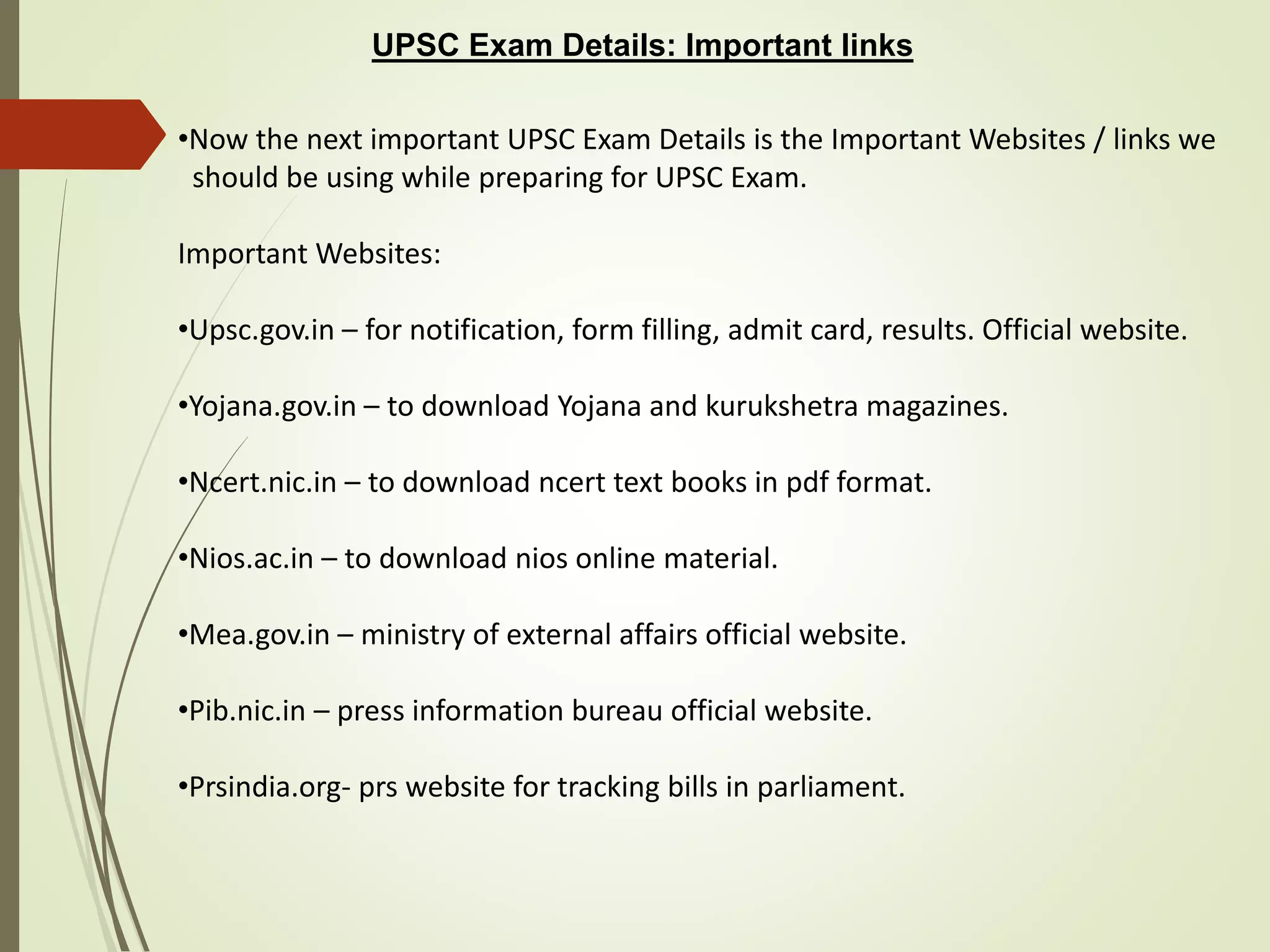 8 important upsc exam details | PPTX
