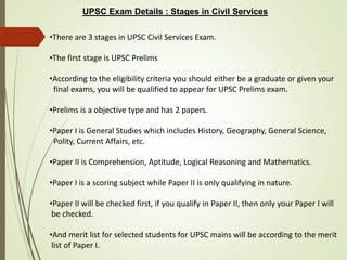 8 important upsc exam details | PPTX