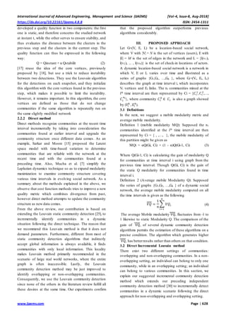Incremental Community Mining in Location-based Social Network | PDF
