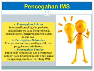 BAB 8 Epidemiologi Penyakit Menular Infeksi menular seksual | PPTX