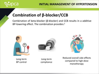 8 INITIAL MANAGEMENT OF HYPERTENSION COMBINATION THERAPY IS POTENTIALLY ...
