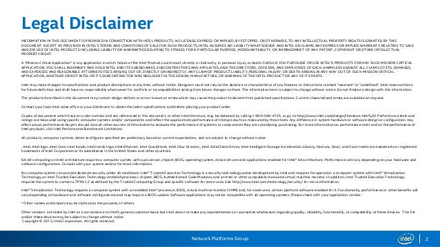 8 intel network builders overview