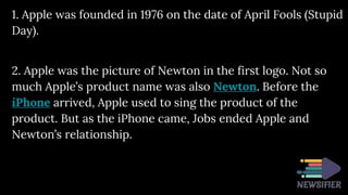 8 Interesting Facts About Apple Company | Newsifier | PPT