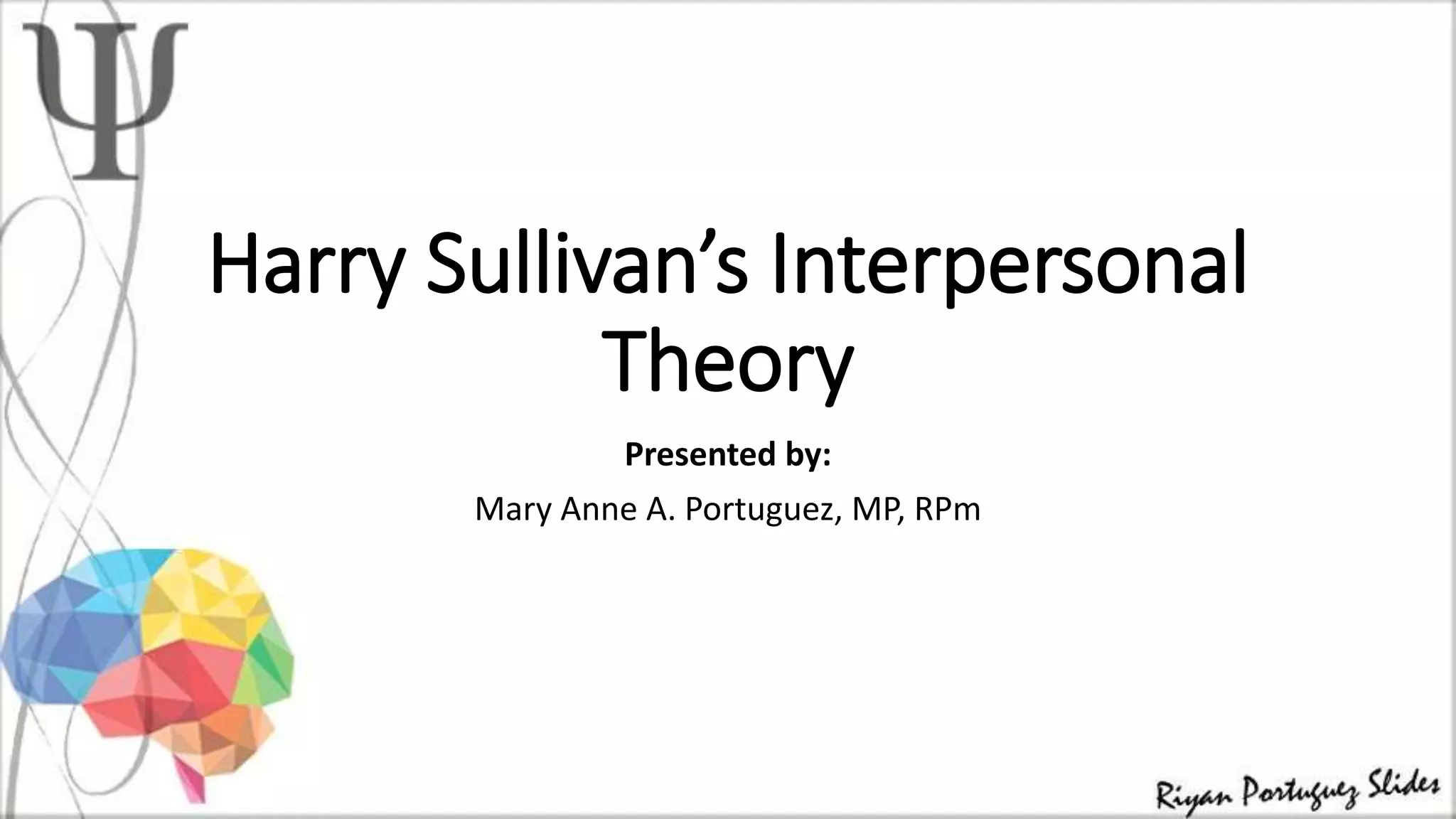 8 interpersonal theory | PPTX