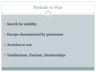 The Interwar Years | PPT