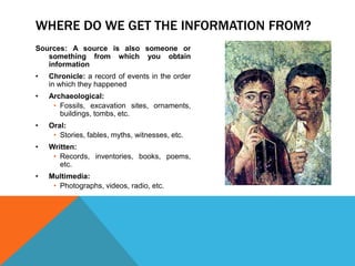 Introduction to History | PPTX