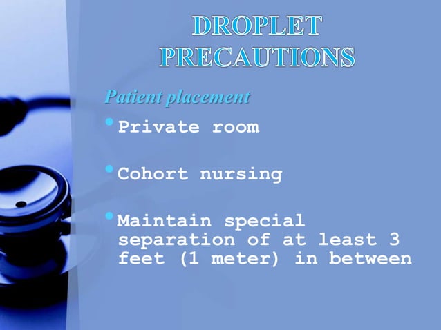 isolation | PPTX | Lung and Respiratory Health | Diseases and Conditions