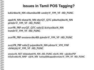 8 issues in pos tagging | PDF