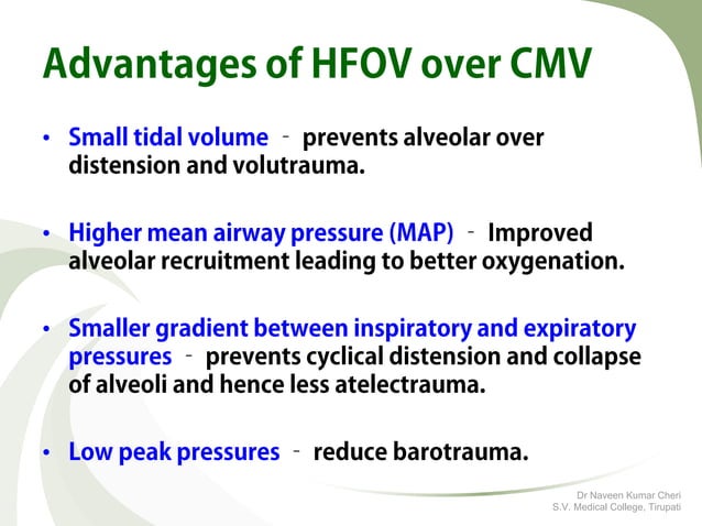 HFOV - High Frequency Oscillatory Ventilation | PDF | Lung and ...