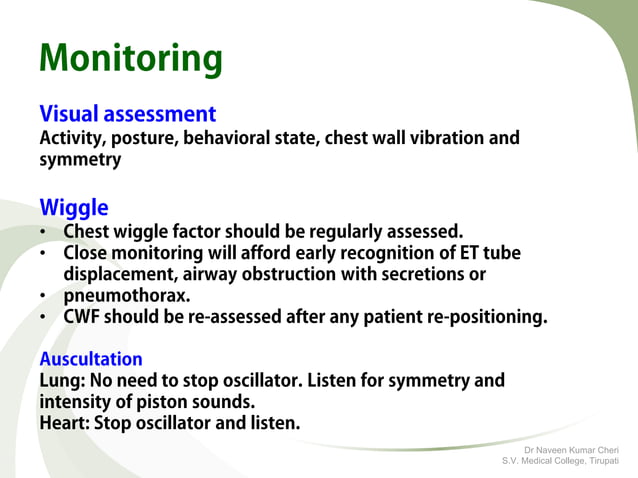 HFOV - High Frequency Oscillatory Ventilation | PDF | Lung and ...