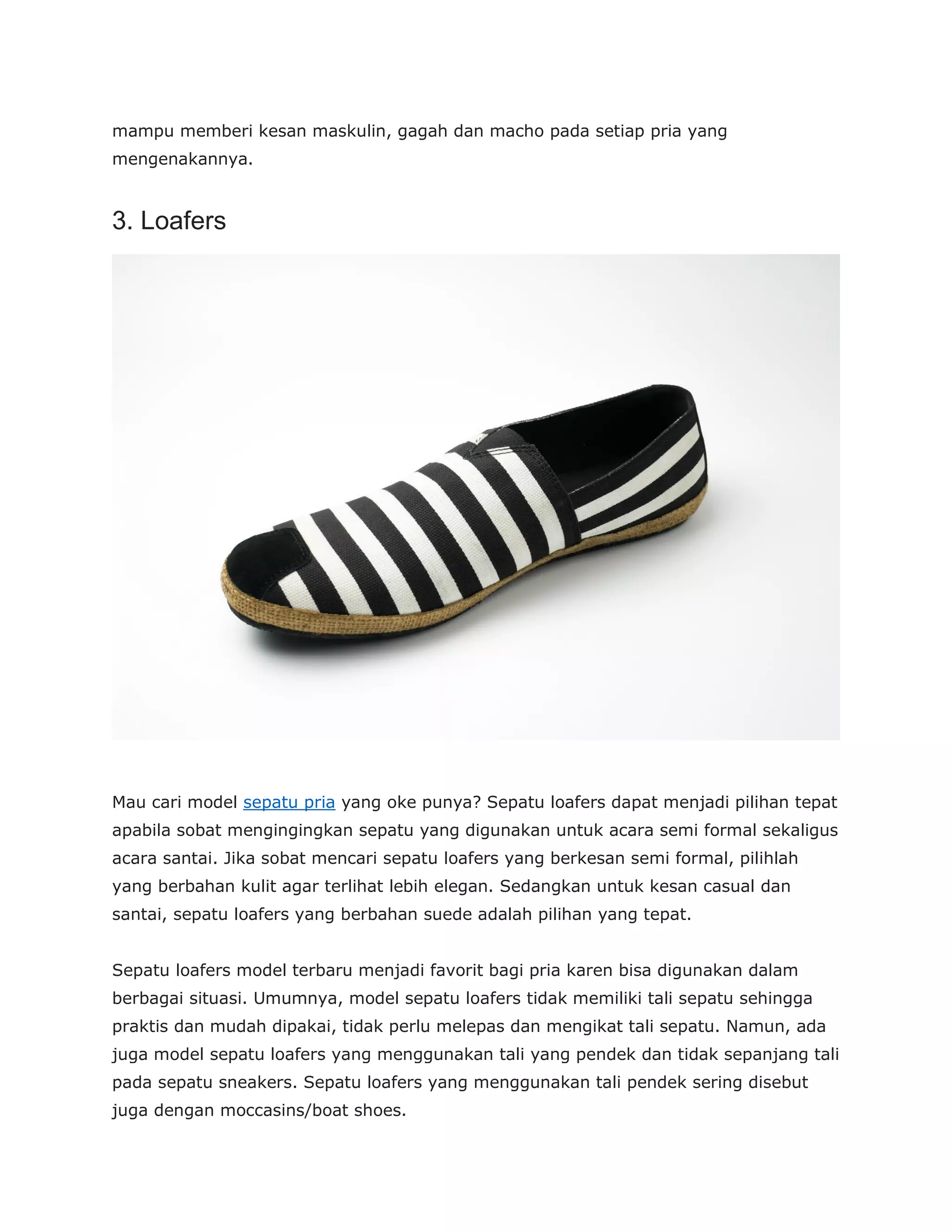 PRODUKSI SEPATU PRIA | PDF