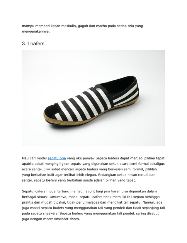 PRODUKSI SEPATU PRIA | PDF