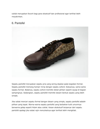 PRODUKSI SEPATU PRIA | PDF