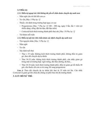 chuyển dạ sanh non | PDF