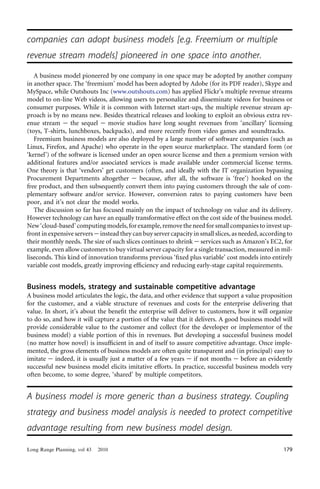 business models business strategy | PDF